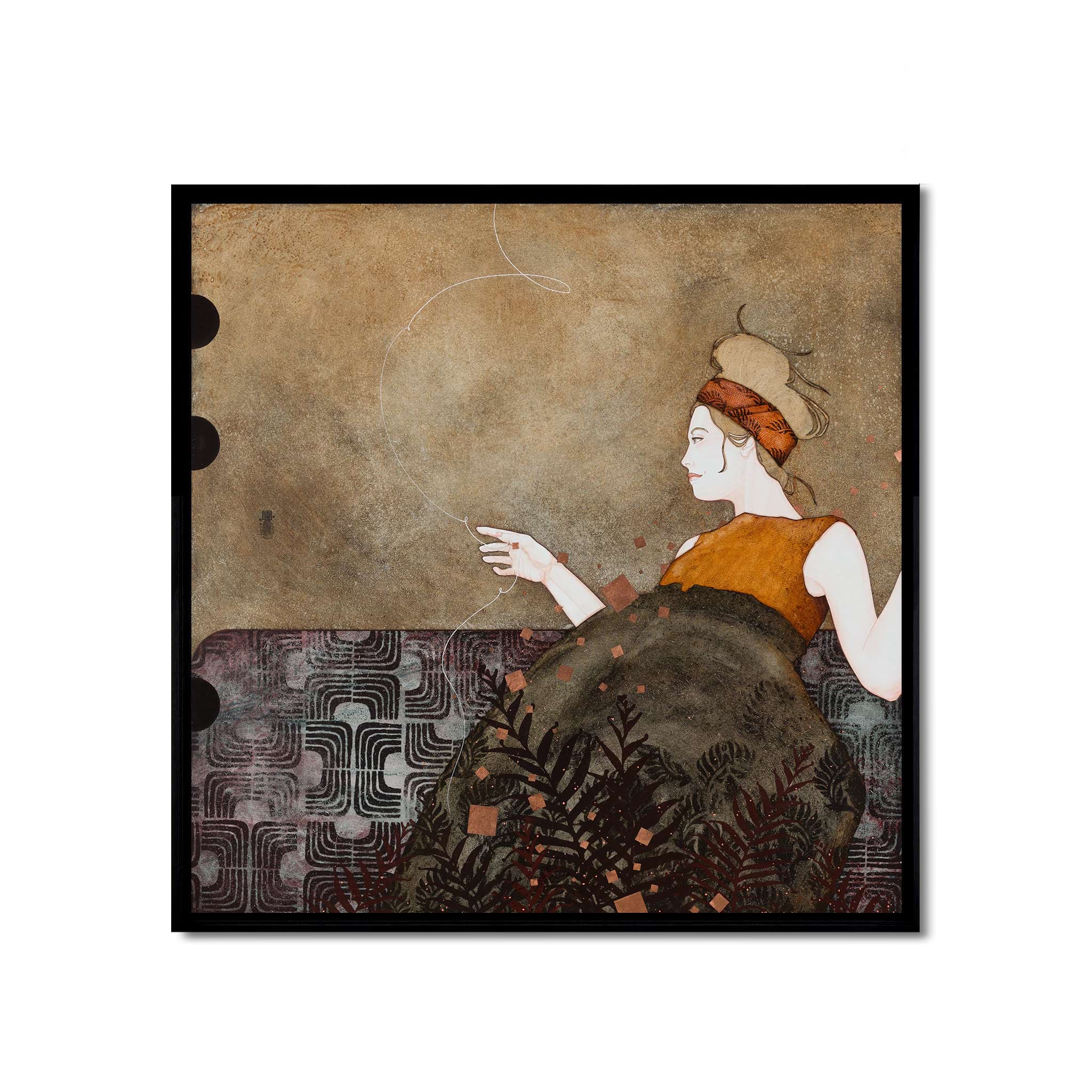 Female portrait Lalou Kraffe, KLE gallery, Brittany and Normandy ...