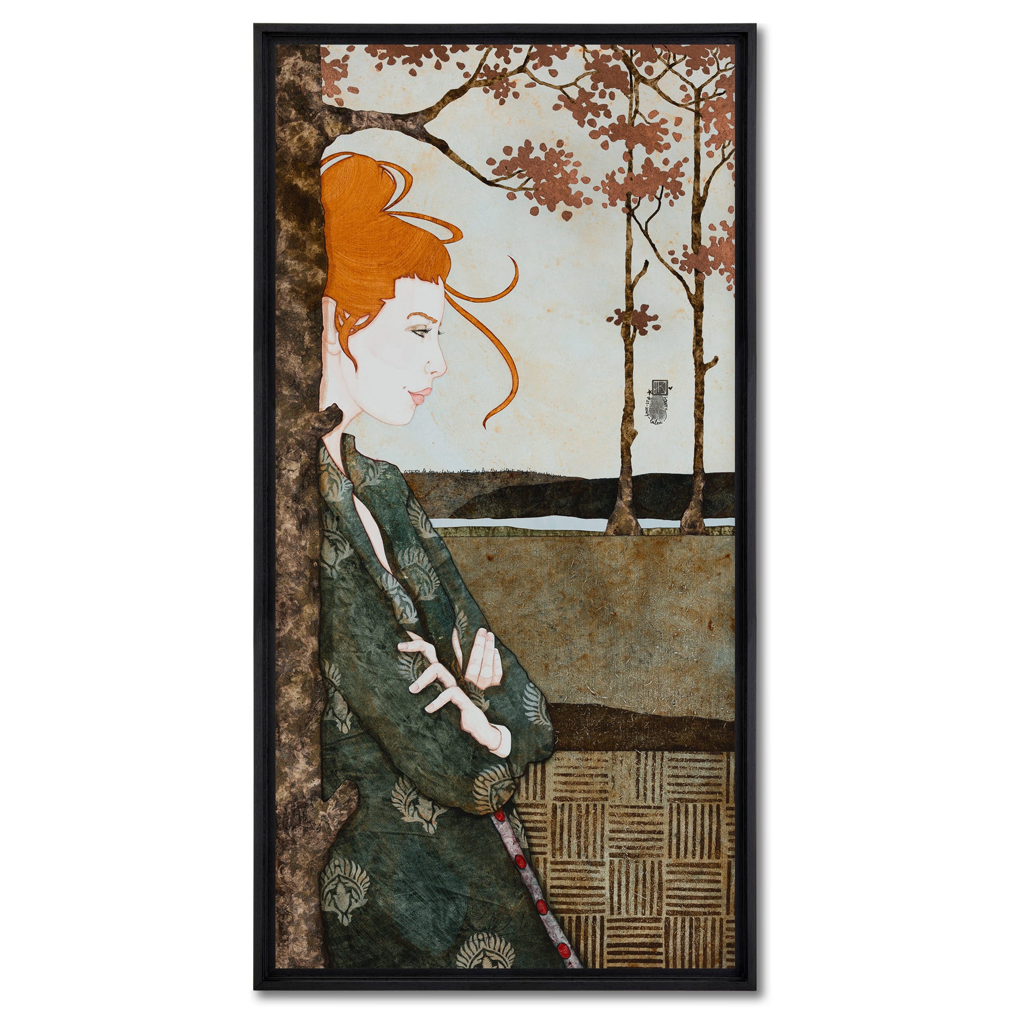 Female portrait Lalou Kraffe, KLE gallery, Brittany and Normandy ...