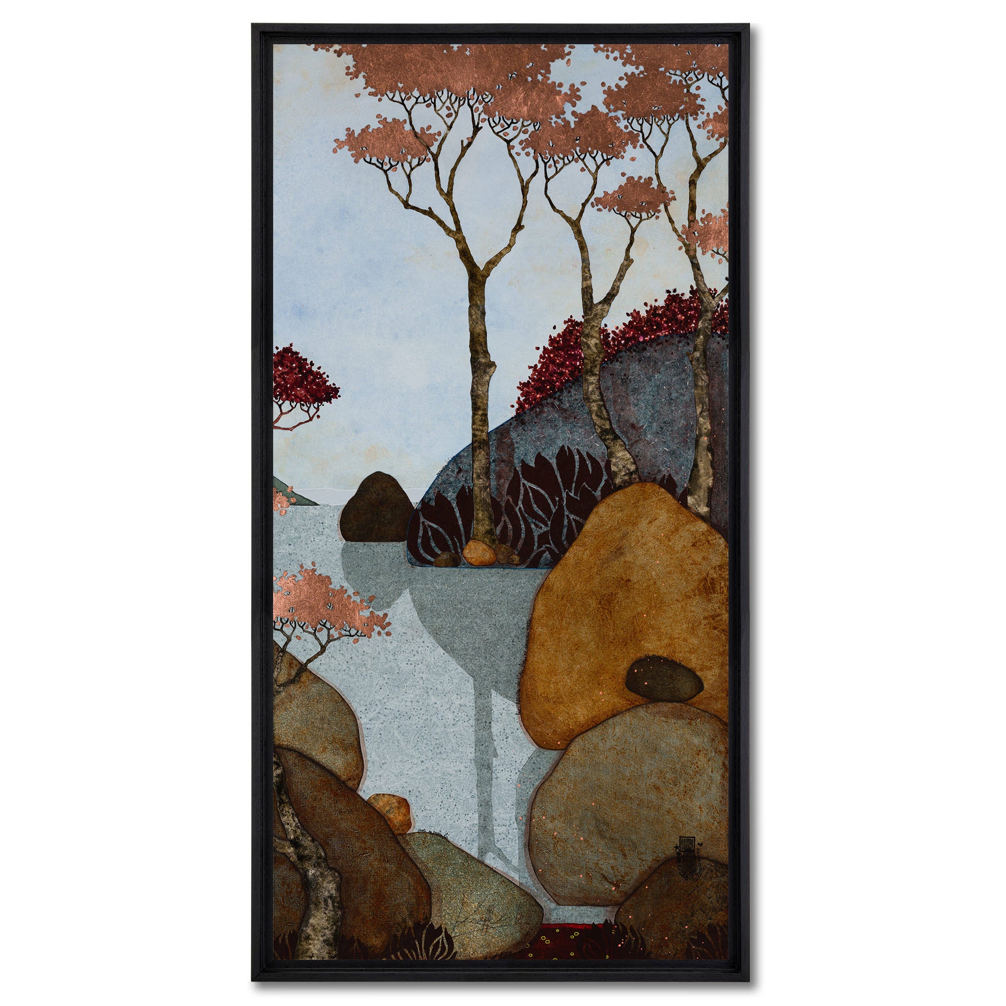 Paysage japonisant 08C, Lalou Kraffe, Bretagne et Normandie – Galerie KLE